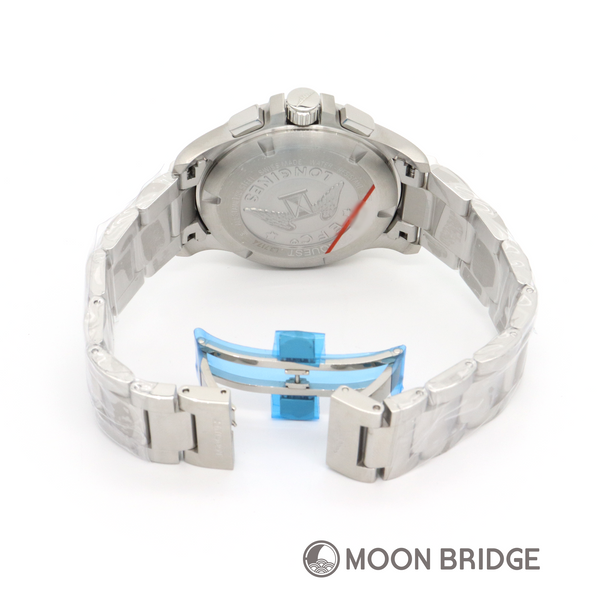 LONGINES コンクエスト V.H.P クロノグラフ 42mm L3.717.4.66.6 – MOON BRIDGE株式会社