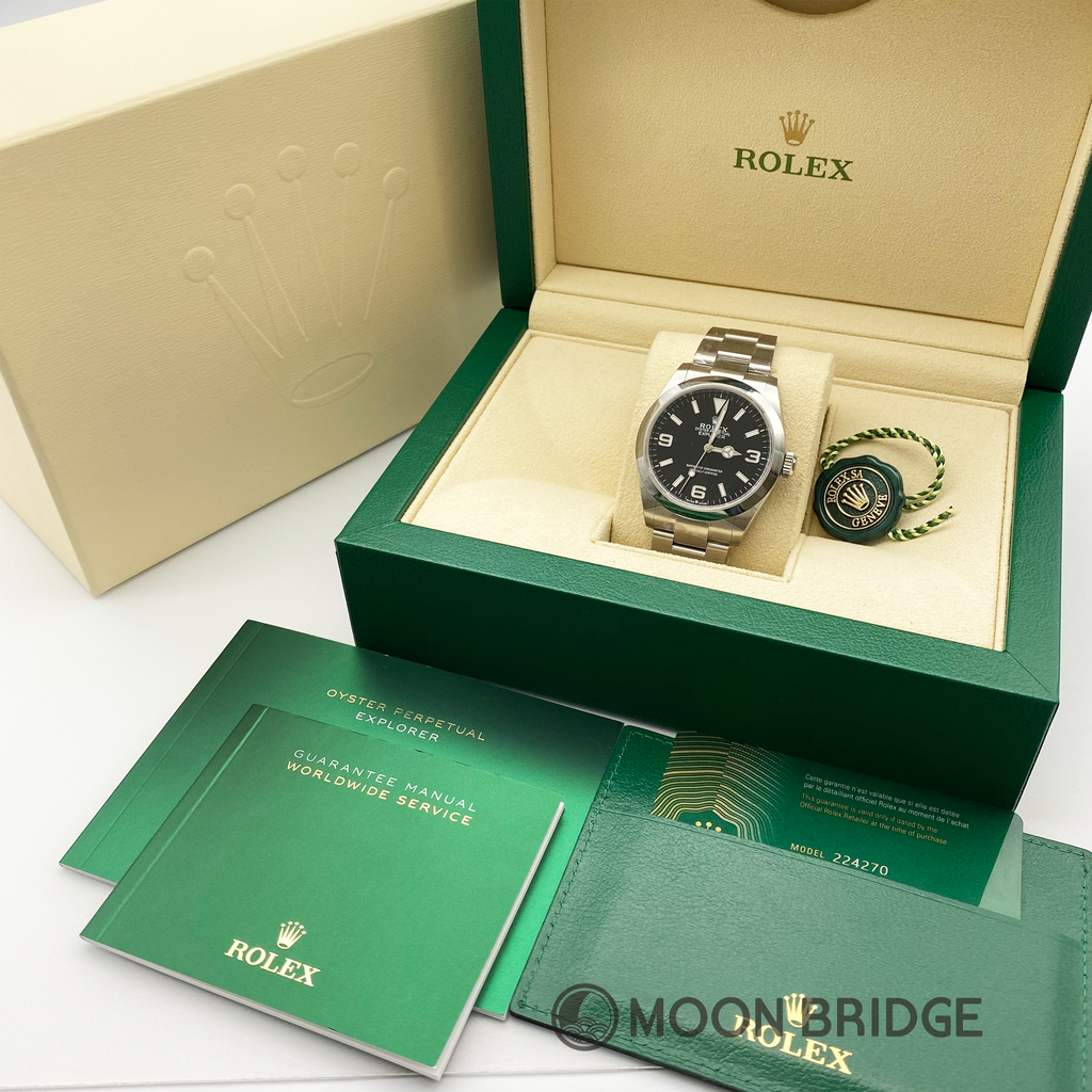 ROLEX エクスプローラー 40mm 224270 – MOON BRIDGE株式会社
