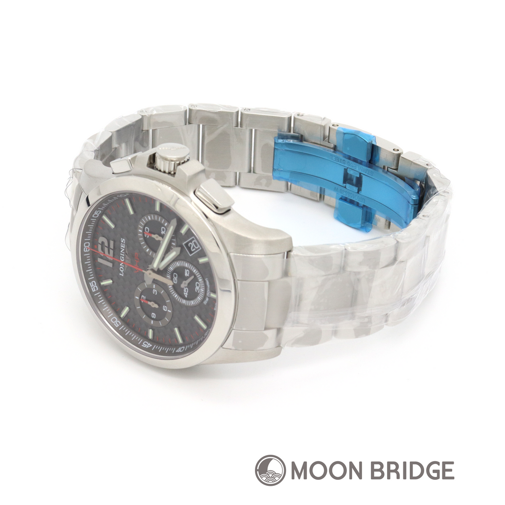LONGINES コンクエスト V.H.P クロノグラフ 42mm L3.717.4.66.6 – MOON BRIDGE株式会社